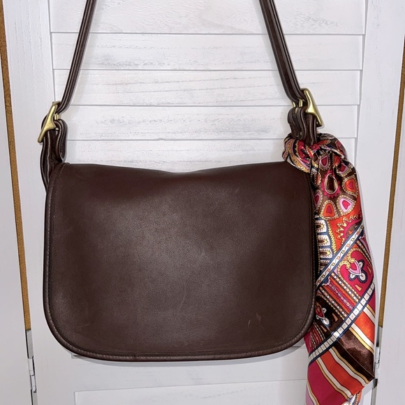 Coach | Bags | Coach Vintage Brown Mahogany Leather Patricia Legacy ...